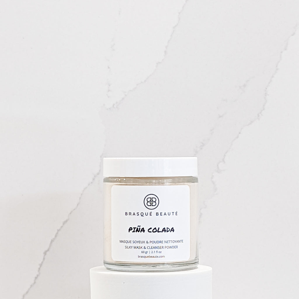 BYOW! PIÑA COLADA powder cleanser for dry skin from Quebec | Brazed ...